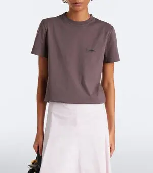 Jacquemus Gros Grain Cotton Jersey T-shirt