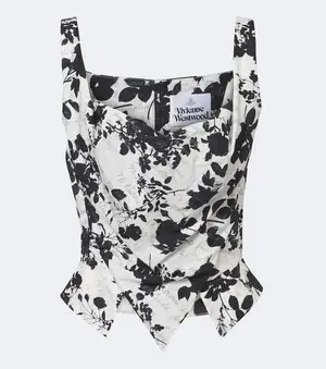 VIVIENNE WESTWOOD Sunday Floral Bustier Top - Multicoloured