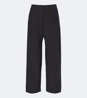 THE ROW Jaine Silk Wide-leg Pants