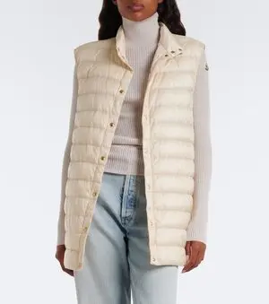 Moncler Anthrene Reversible Wool And Cashmere Down Coat