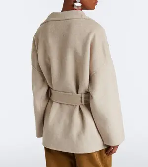 Isabel Marant Étoile Ceaton Wool And Cashmere Wrap Coat