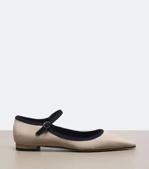 Manolo Blahnik Suede Ballet Flats
