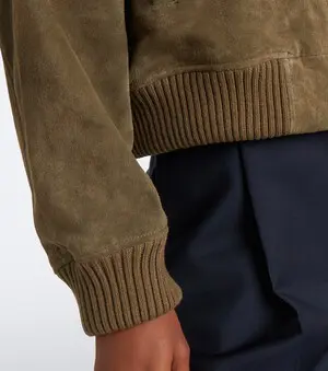 ARMA Elysia Suede Bomber Jacket
