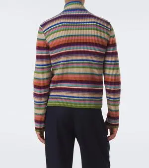 Dries Van Noten Striped Wool Sweater