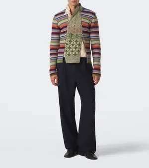 Dries Van Noten Striped Wool Sweater