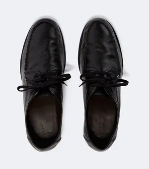 THE ROW Nino Leather Derby Shoes