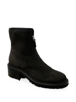 THE ROW Hike Suede Leather Boots - Brown