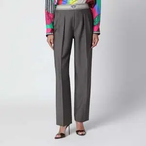 Versace Cold Mohair Wool Trousers