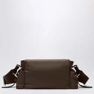 Prada Explore Medium Bag In Re-nylon In Burnt Color - Brown