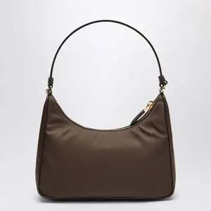 Prada Re-edition 2005 Bag In Re-nylon And Saffiano In Burnt Color - Brown