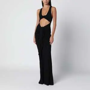Christopher Esber Vivenda Draped Maxi Dress In Viscose