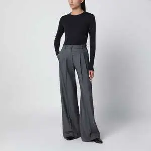 RÓHE Anthracite Mélange Wool Sweater