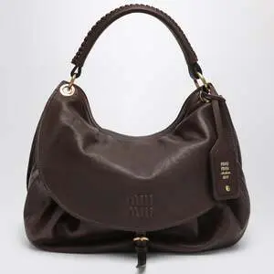 Miu Miu Rendez-vous Bag In Radica Lambskin - Brown