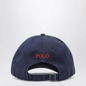 Polo Ralph Lauren Navy Baseball Cap With Embroidered Logo