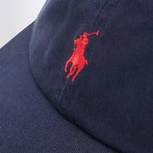 Polo Ralph Lauren Navy Baseball Cap With Embroidered Logo