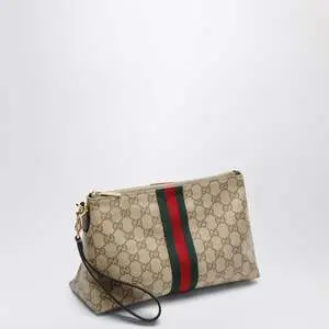 Gucci Gg Pouch With Web Stripe