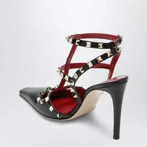 Valentino Garavani Rockstud Leather Slingback Heels
