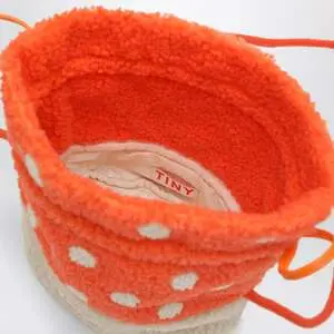 TINY COTTONS Mushroom-shaped Bucket Hat With Drawstring