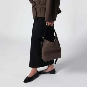 LEMAIRE Belted Cotton Canvas Tote Bag