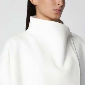 THE FRANKIE SHOP Wool Blend High-neck Maxi Coat