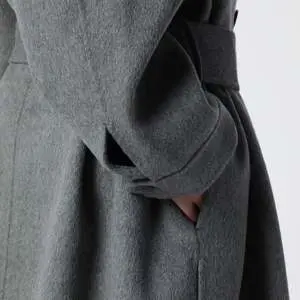 THE FRANKIE SHOP Double-breasted Coat With Belt