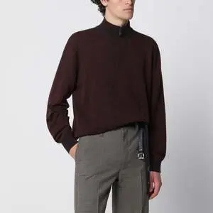 Loro Piana Roadster Cashmere Jumper In Bordeaux - Brown