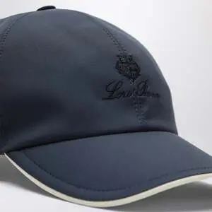 Loro Piana Baseball Cap Navy In Polyamide