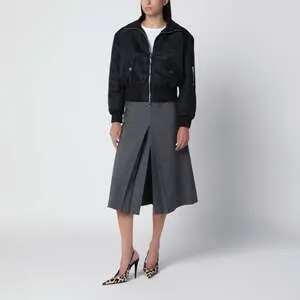 THE FRANKIE SHOP Short Storm Technical Fabric Bomber Jacket