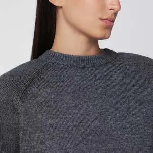 THE FRANKIE SHOP Dark Wool Blend Sweater