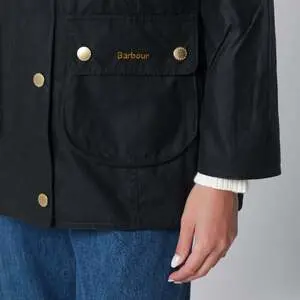 Barbour Modern Beadnell Waxed Jacket In Sage