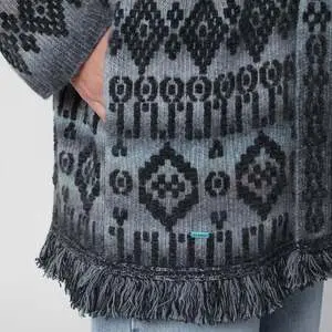 Alanui Time To Shine Dark Jacquard Cardigan