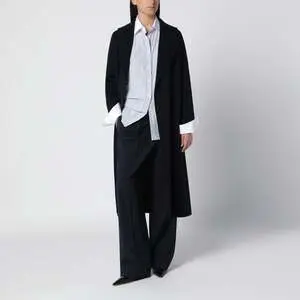 Max Mara Long Virgin Wool Robe Coat