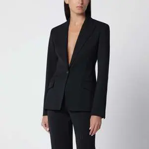 Andamane Single-breasted Wool Blend Jacket