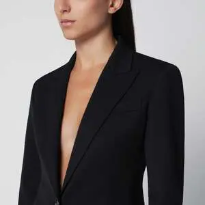 Andamane Single-breasted Wool Blend Jacket