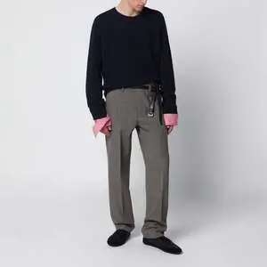 Prada Shetland Wool Crewneck Sweater