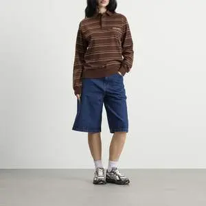 NO PROBLEMO Striped Ls Rugby Shirt