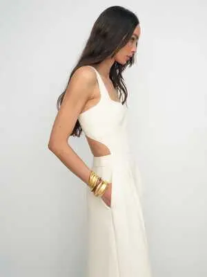 REISS Wide-leg Cut-out Jumpsuit