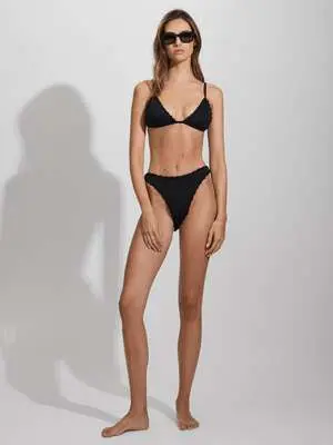 Good American Whip Stitch Triangle Bikini Top