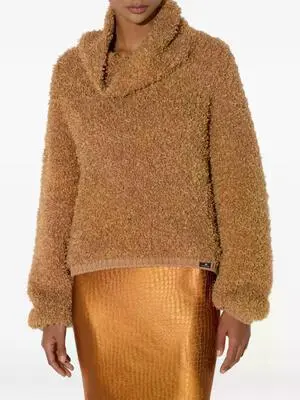 Elisabetta Franchi Pullover In Fleece Fabric