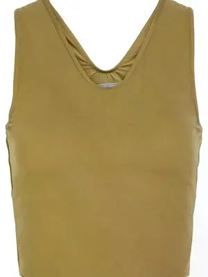 SPENCE Cosmic Racer V-neck Cropped Tank Top