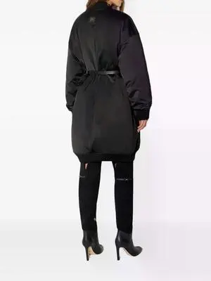 Elisabetta Franchi Down Jacket In Voile Fabric
