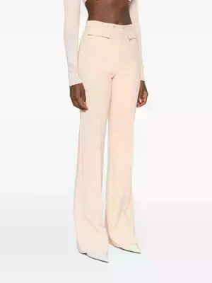 Elisabetta Franchi Logo-plaque Flared Trousers