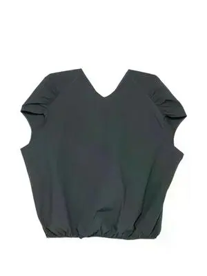LESS O-silhouette Blouse - Grey