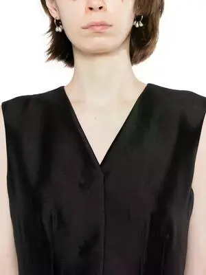 JNBY Sleeveless V-neck Midi Dress