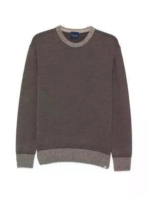 Paul & Shark Ribbed-trim Virgin-wool Sweater
