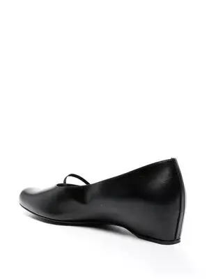 THE ROW Marion Leather Ballerina Shoes