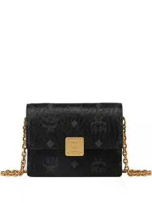 Mcm Mini Chain-link Shoulder Bag - Black