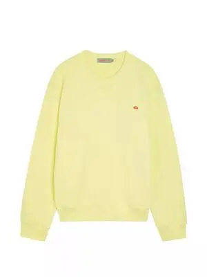 SPENCE Logo Embroidered Sweatshirt - Yellow