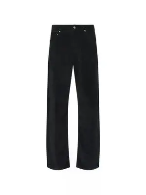 MAISON MARGIELA Overdyed Moleskin Trousers - Black