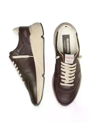 GOLDEN GOOSE Running Sole Leather Sneakers